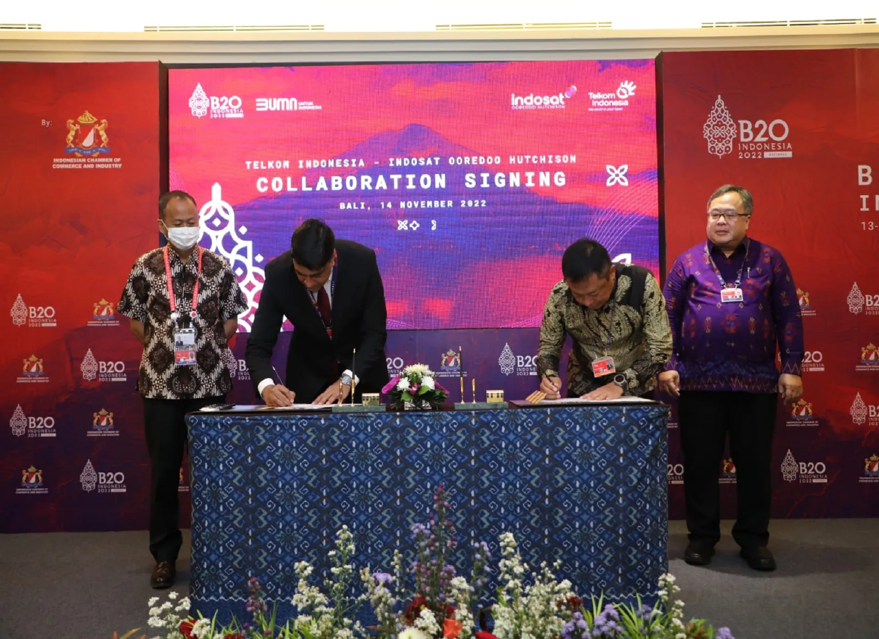 Telkom Telkom Indonesia Dan Indosat Ooredoo Hutchison Berkolaborasi